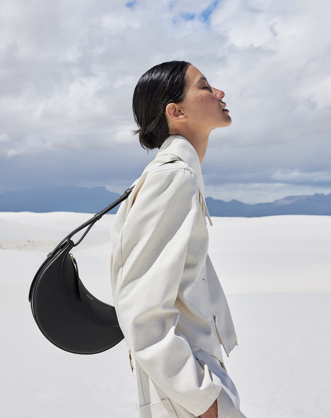 Polène | Bag - Numéro Neuf Mini - Textured Chalk