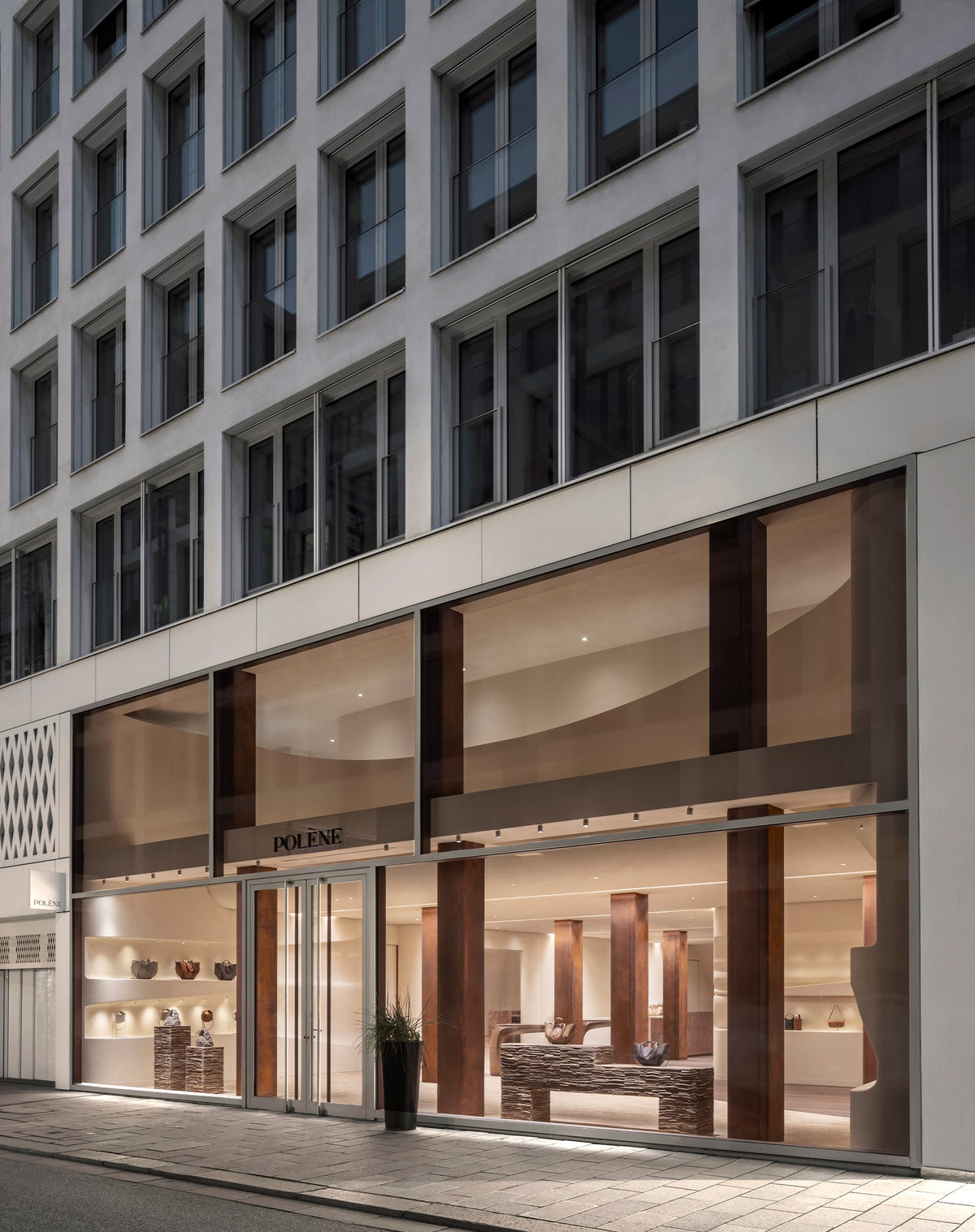 Polène | Bag - Cyme Mini - Black Canvas – Polène AU