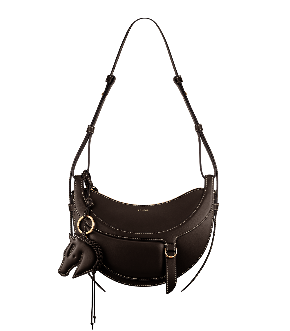Polène I Bag - Numéro Dix - Galop Ebony – Polène AU