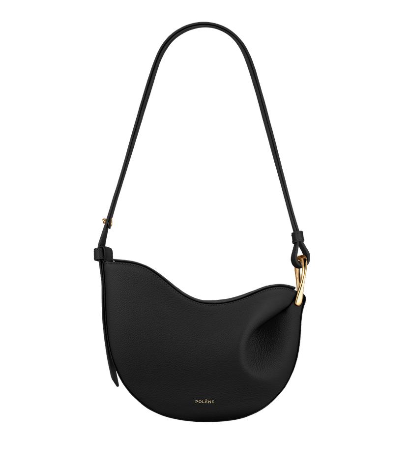 Polène | Bag - Tonca - Textured Black – Polène AU