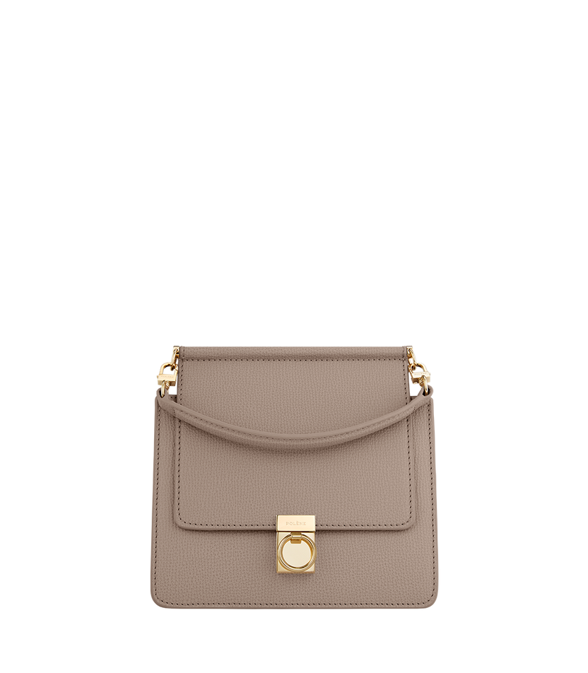 Polène | Bag - Numéro Sept Mini - Textured Taupe – Polène AU